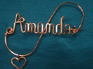 *Wire Names* Handcrafted Personalized Jewelry - Unique - convenient price